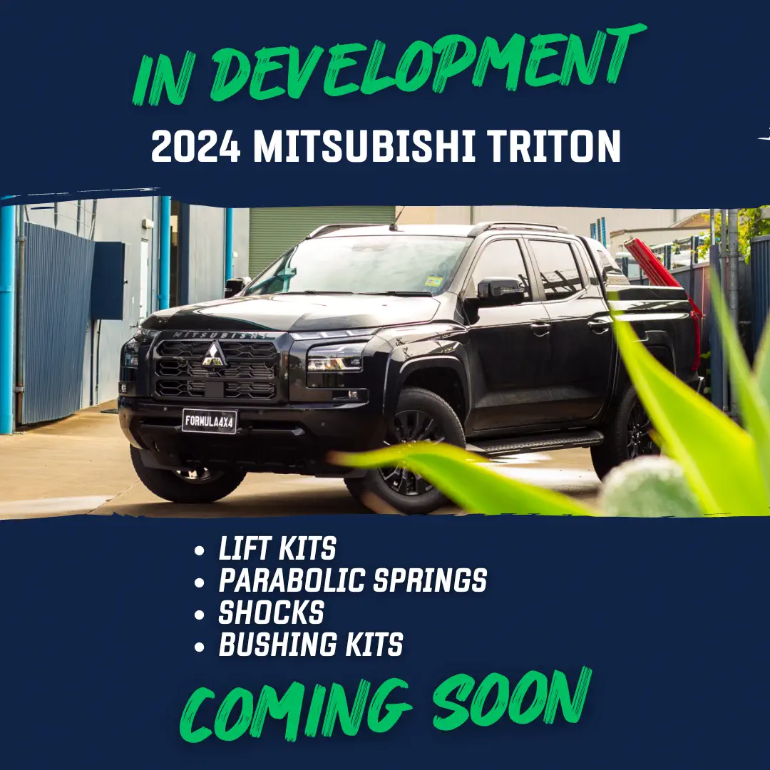 New 2024 Mitsubishi Triton Suspension Upgrades coming soon!
